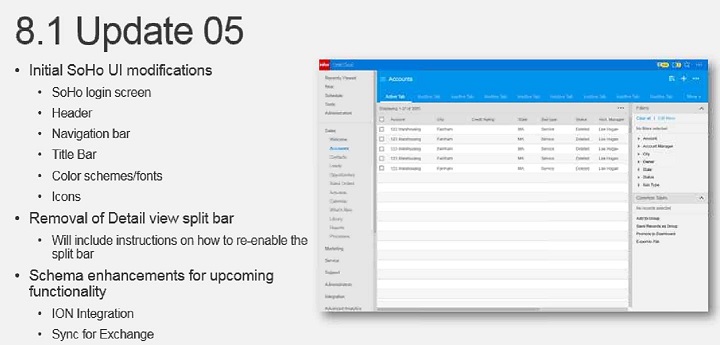 Infor Crm Update 05 Due Out In Late December Customer Fx